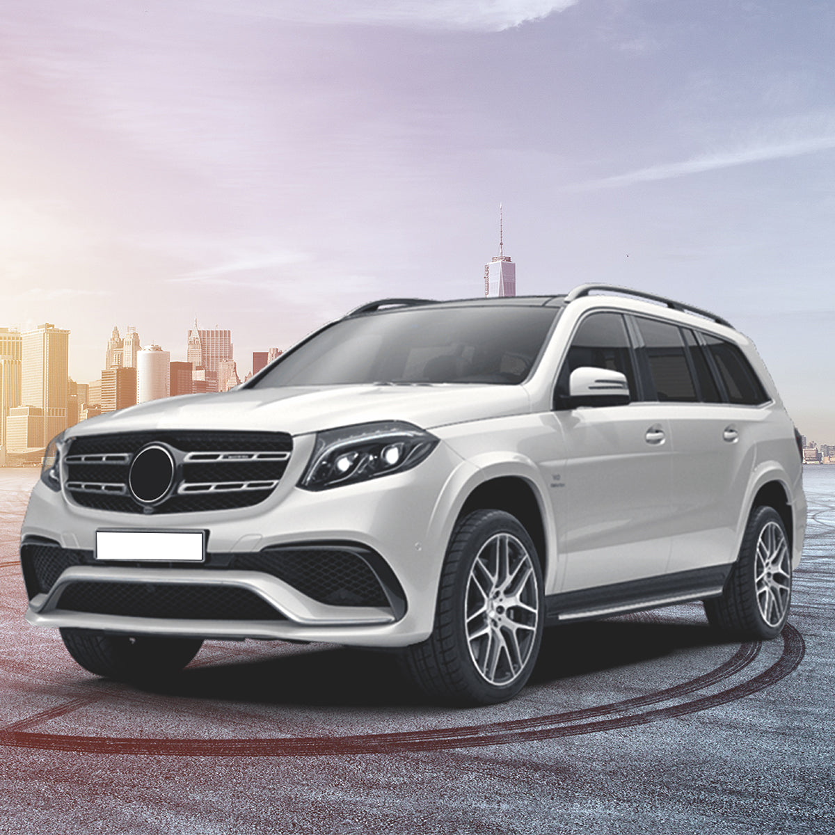 BODY KIT FOR GL-CLASS X166 2013-2014 UPGRADE TO GLS63 AMG 2015-2020