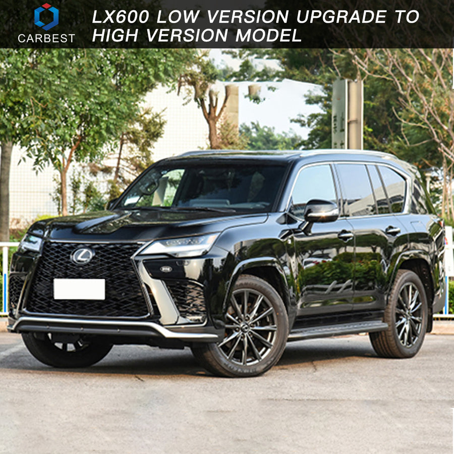 THE BODY KIT FOR LX600 2023 LOW-PROFILE UPGRADE TO HIGH-PROFILE
