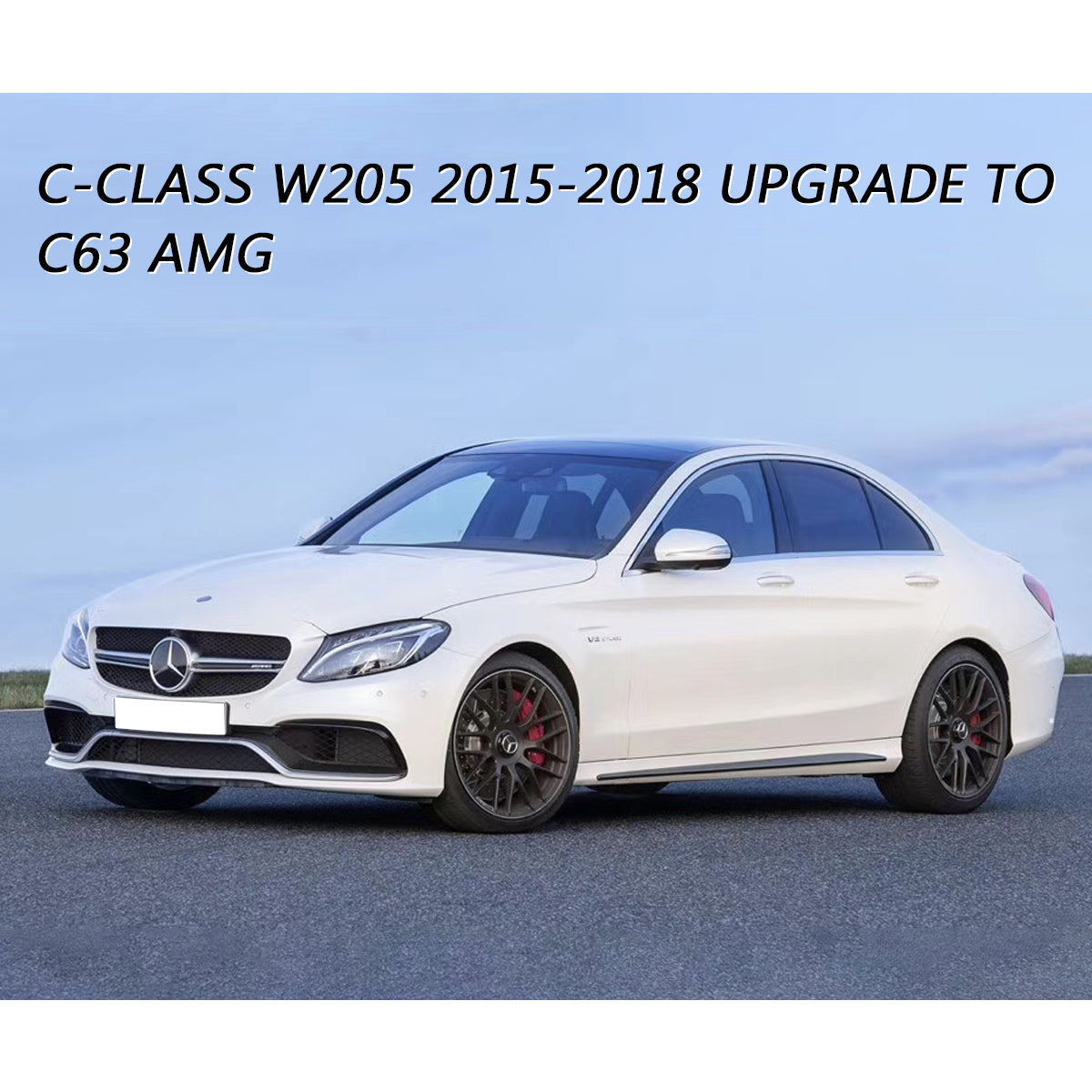 BODY KIT FOR W205 2015-2018 UPGRADE TO C63 AMG