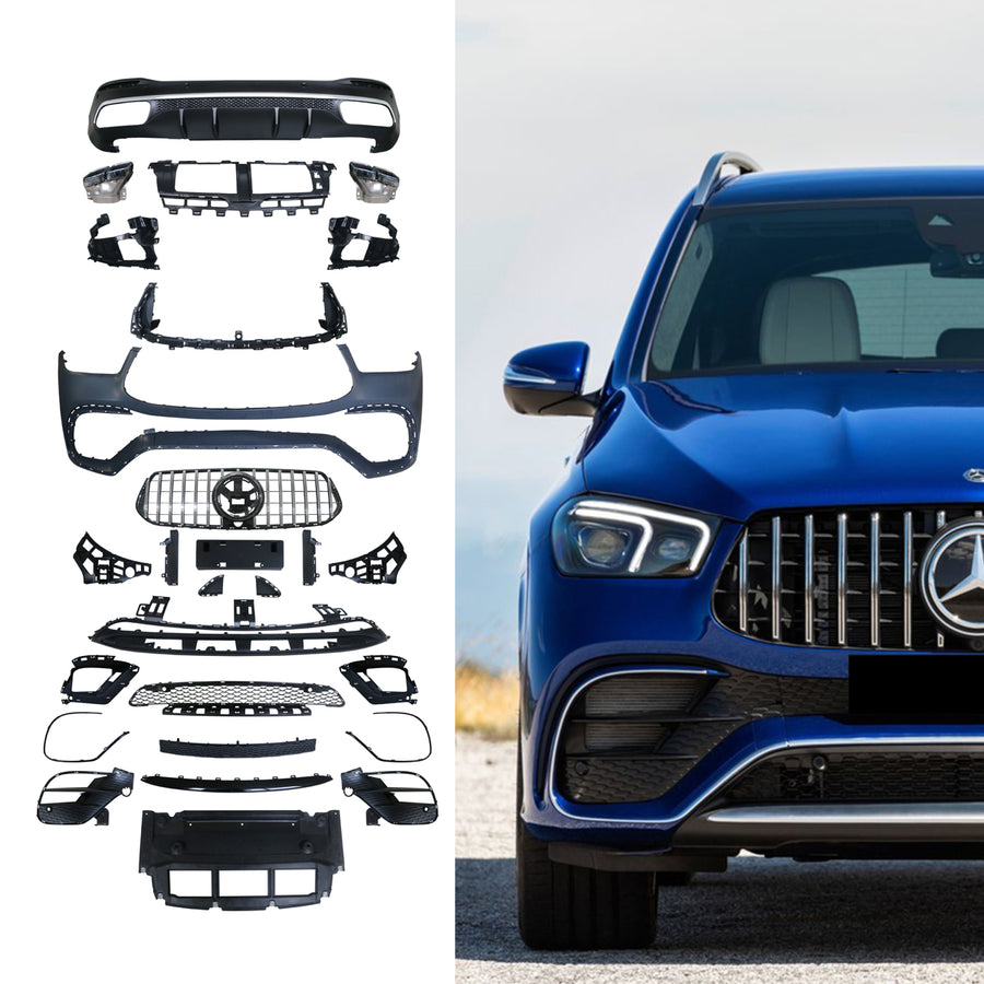 AMG STYLE BODY KIT FOR GLE-CLASS W167 2020+ UPGRADE TO GLE63