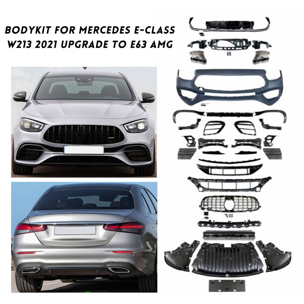 THE BODY KIT FOR MERCEDES BENZ E-CLASS W213 2021+ UPGRADE TO E63 AMG
